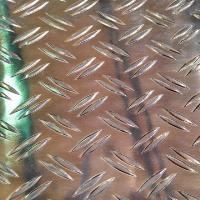 China Commercial Grade 3003 5052 Aluminum Plate 5bars Aluminium Checker Plate for Trailer Toolbox for sale