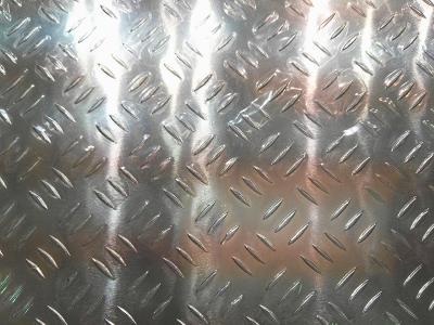 China 1050 1060 1100 3003 3105 5052 Anti-Slippy 3 Bar Embossed Aluminum Checkered Tread Plate Sheet for sale