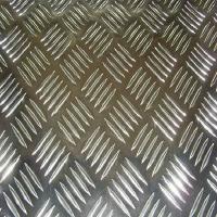 China Bright Embossed Five Bar Aluminum Tread Plate Aluminium Checkered Sheet 3003 5052 5754 Floor Plate for sale