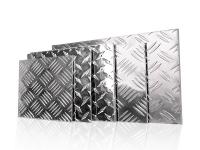 China Bright Embossed Five Bar Aluminum Tread Plate Aluminium Checkered Sheet 3003 5052 5754 Floor Plate for sale