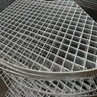 China TP010 Industrial Galvanized Steel Reinforced Serrated Welded Bar Grating for Drainage for sale