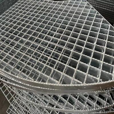 China TP010 Industrial Galvanized Steel Reinforced Serrated Welded Bar Grating for Drainage for sale