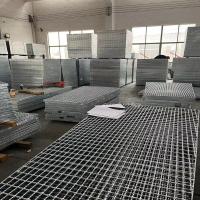 China TP010 Industrial Galvanized Steel Reinforced Serrated Welded Bar Grating for Drainage for sale