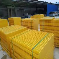 China Green Environment TP1129 Light Weight Composite Pultruded FRP Grid Fiberglass Grating for sale