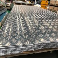 China 5754 3003 5052 Checker Aluminum Diamond Brite 5 Bar Chequered Aluminum Sheet Plate for sale