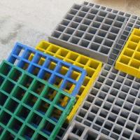 China Heavy Duty GRP Grating Ultimate Strength FRP Molded Grating for Industrial Use for sale