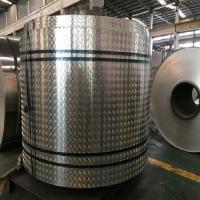 China Hot Rolled 1060 3003 5052 6061 Stucco Embossed Checker Aluminum Coil with Mill Finish for sale