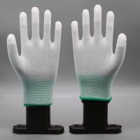 China Antistatic ESD Gloves Nylon PU Coated Carbon Fiber Size 7-11 Electronics Assembly for sale
