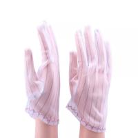 China Disposable White Antistatic ESD Latex Finger Cots Cleanroom Rubber Finger Gloves 10E6-10E8 ohm for sale