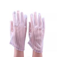 China Disposable White Antistatic ESD Latex Finger Cots Cleanroom Rubber Finger Gloves 10E6-10E8 ohm for sale