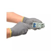 China Polyester Antistatic Gloves PU Dots Carbon Fiber Cleanroom ESD Gloves 13 Needles XS-XXL for sale