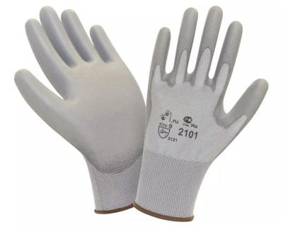China Polyester Antistatic Gloves PU Dots Carbon Fiber Cleanroom ESD Gloves 13 Needles XS-XXL for sale