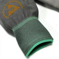 China Anti Static Gloves Carbon Fiber 13G Knitting ESD Safety Hand Protection PU Coated for sale