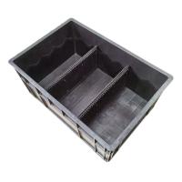 China 400x300x270 Conductive Antistatic ESD Electronics Storage Tray For PCB Component for sale