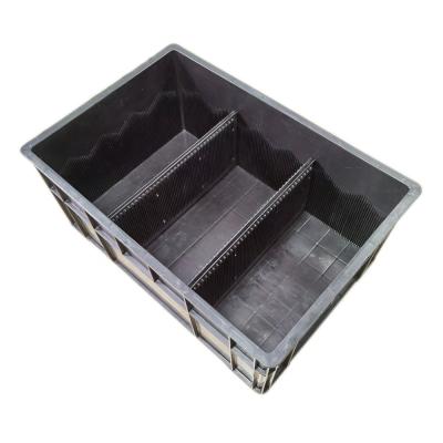 China 400x300x270 Conductive Antistatic ESD Electronics Storage Tray For PCB Component for sale