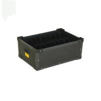 China Black ESD PP Folding Corrugated Antistatic Storage Containers Plastic With Lid for sale
