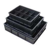 China Electronics Storage ESD PCB Tray Plastic Antistatic Container 400x300x270 for sale