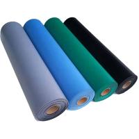 China Electronic Manufacturing Services ESD Table Mat 120cm X 60cm Blue Black Grey Green for sale