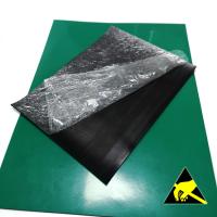 China Blue Green Black 2mm 3mm Electrostatic Skin ESD Rubber Mat For Workbench for sale