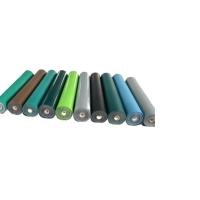 China Customized Blue Vinyl ESD Antistatic PVC Floor Mat 1.2M Width 3mm Thickness for sale
