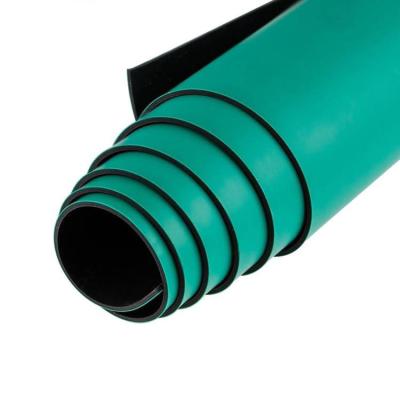 China 3mm Thick PVC Rubber ESD Anti Static Work Mat Desktop for Mobile Phone Repair 10E6-10E9 Ohm for sale