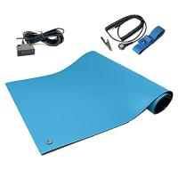 China ESD Anti Fatigue Rubber Mat 1.2m Width Green For Factory Cleanroom Floor Protection for sale