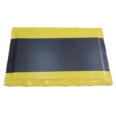 China ESD Anti Fatigue Mat 18mm Thick PVC Rubber Anti Static Flooring Tile for Industrial Workstations for sale