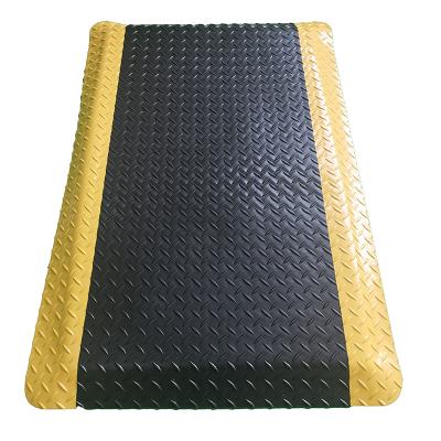 China PVC Industrial Clean Room Anti Static Flooring Mat Anti Fatigue ESD Rubber 610x910x18mm for sale