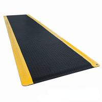 China ESD Anti Fatigue Mat 3 Layer Black Yellow Flooring 910x610mm Anti Static Industrial Mat for sale