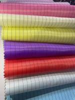 China Anti-Static 5mm Grid ESD 99% Polyester Antistatic Fabric For Industry Workwear for sale