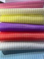 China Anti-Static 5mm Grid ESD 99% Polyester Antistatic Fabric For Industry Workwear for sale