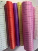 China Antistatic Cleanroom ESD Fabric 5mm Grid Polyester Ripstop 200-400g/m2 for Workwear for sale
