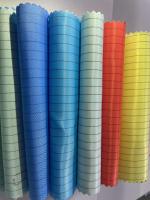 China Anti Static ESD Conductive Fabric 5mm Stripe 110gsm for Industrial Garment Making for sale