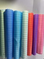 China Antistatic ESD 5mm/4mm Grid Strip Polyester Fabric 98% Polyester+2% Conductive Filament for sale