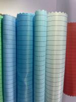 China ESD Antistatic Polyester Fabric Cleanroom Polyester Grid ESD Fabric 0.5cm Pitch Grid for sale