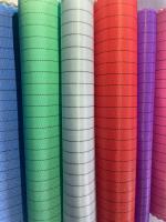 China ESD Antistatic Polyester Fabric Cleanroom Polyester Grid ESD Fabric 0.5cm Pitch Grid for sale