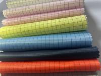 China Anti Static ESD Fabric 5mm Strip Polyester Cotton Lightweight 1.5m Width for Cleanroom Clothing for sale