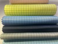 China 100D*100D Anti Static ESD Fabric 98% Polyester 2% Conductive Filament for sale