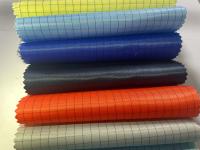 China Industrial Polyester Lint Free Clean Room ESD Anti Static Fabric 1.5m Width 10^6-10^9Ω for sale