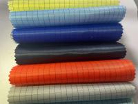 China Industrial Polyester Lint Free Clean Room ESD Anti Static Fabric 1.5m Width 10^6-10^9Ω for sale