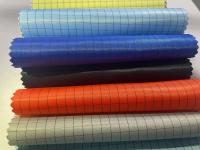 China Industrial Polyester Lint Free Clean Room ESD Anti Static Fabric 1.5m Width 10^6-10^9Ω for sale