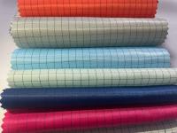 China 5mm Grid ESD Antistatic Polyester Conductive Fabric 150cm Width 10^6-10^9 Ohm Cleanroom Fabric for sale