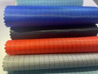 China 5mm Grid ESD Antistatic Polyester Conductive Fabric 150cm Width 10^6-10^9 Ohm Cleanroom Fabric for sale