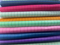 China Antistatic Cleanroom ESD Fabric 5mm Grid 1.5m Width for Lab Clothing for sale