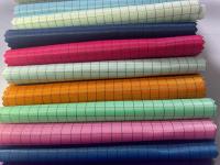 China Antistatic Cleanroom ESD Fabric 5mm Grid 1.5m Width for Lab Clothing for sale