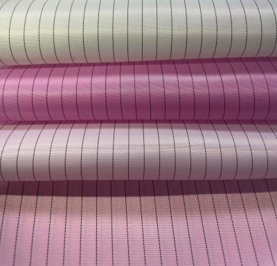 China TC Uniform Thick Twill Rip-Stop Anti Static ESD Fabric 150cm Width 10^6-10^9Ω for sale