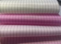 China TC Uniform Thick Twill Rip-Stop Anti Static ESD Fabric 150cm Width 10^6-10^9Ω for sale