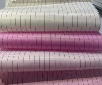 China TC Uniform Thick Twill Rip-Stop Anti Static ESD Fabric 150cm Width 10^6-10^9Ω for sale