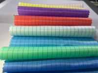 China 130GSM Anti Static ESD Polyester 5mm Stripe Polyester Carbon ESD Fabric for sale