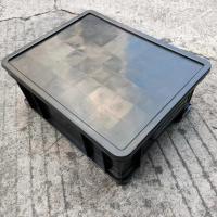China Anti-Static Plastic Component Storage Box ESD Packaging Corrugated Container Tray Pallet Bin Conductive Boxe for sale